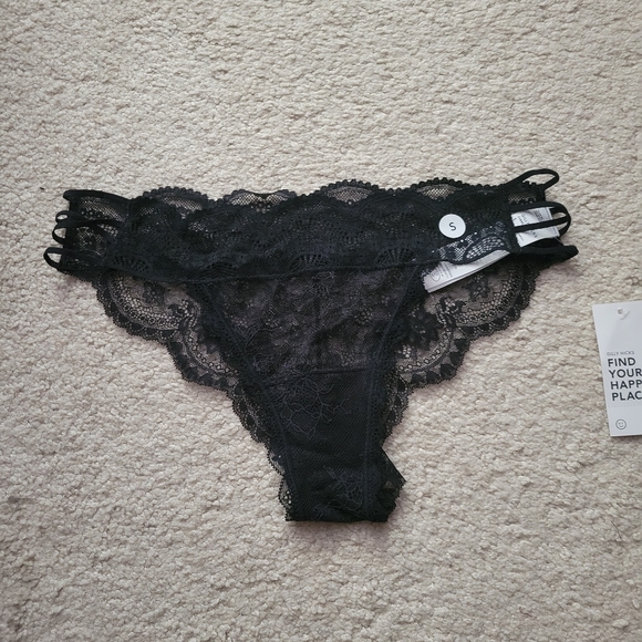 Gilly Hicks | Intimates & Sleepwear | Gilly Hicks Black Lace Cheeky ...